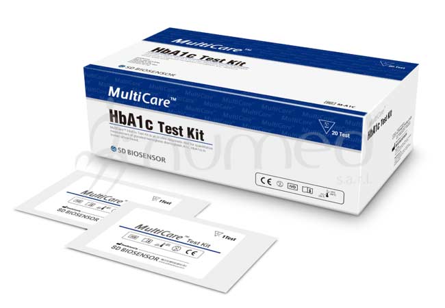 Multicare HbA1c Strips - pack of 40 | NUMED